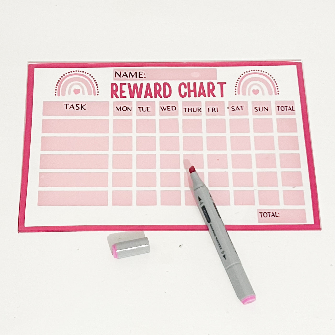 Reward Chart made of Acrylic – Let's Label It